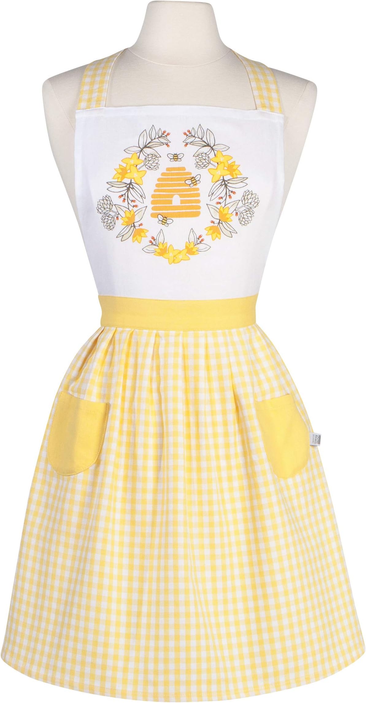 Amazon.com: Kay Dee Designs Queen Bee Embroidered Hostess Apron : Home ...