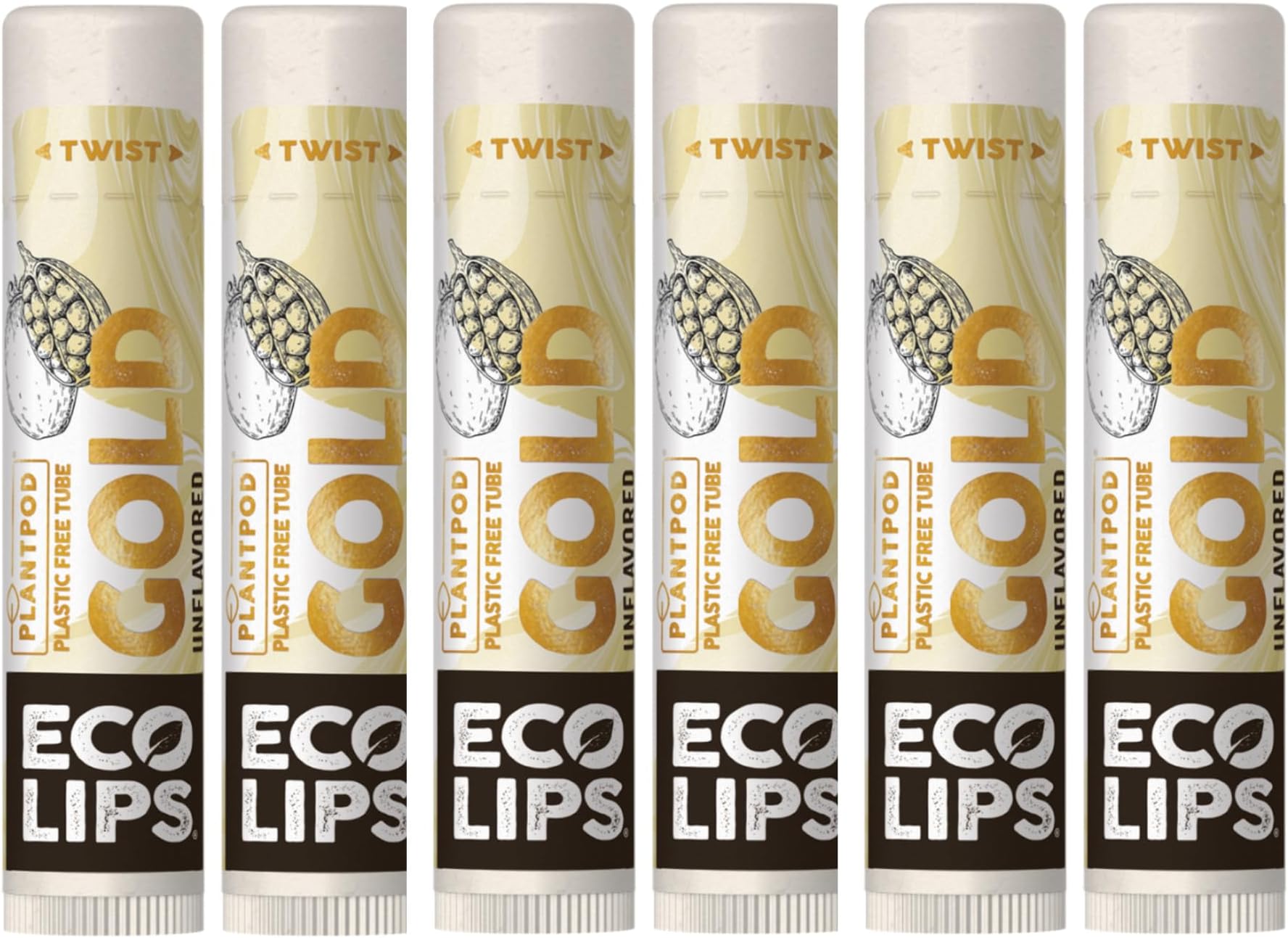 Amazon.com : Eco Lips Bee Free Variety Pack Vegan Lip Balm | Candelilla ...