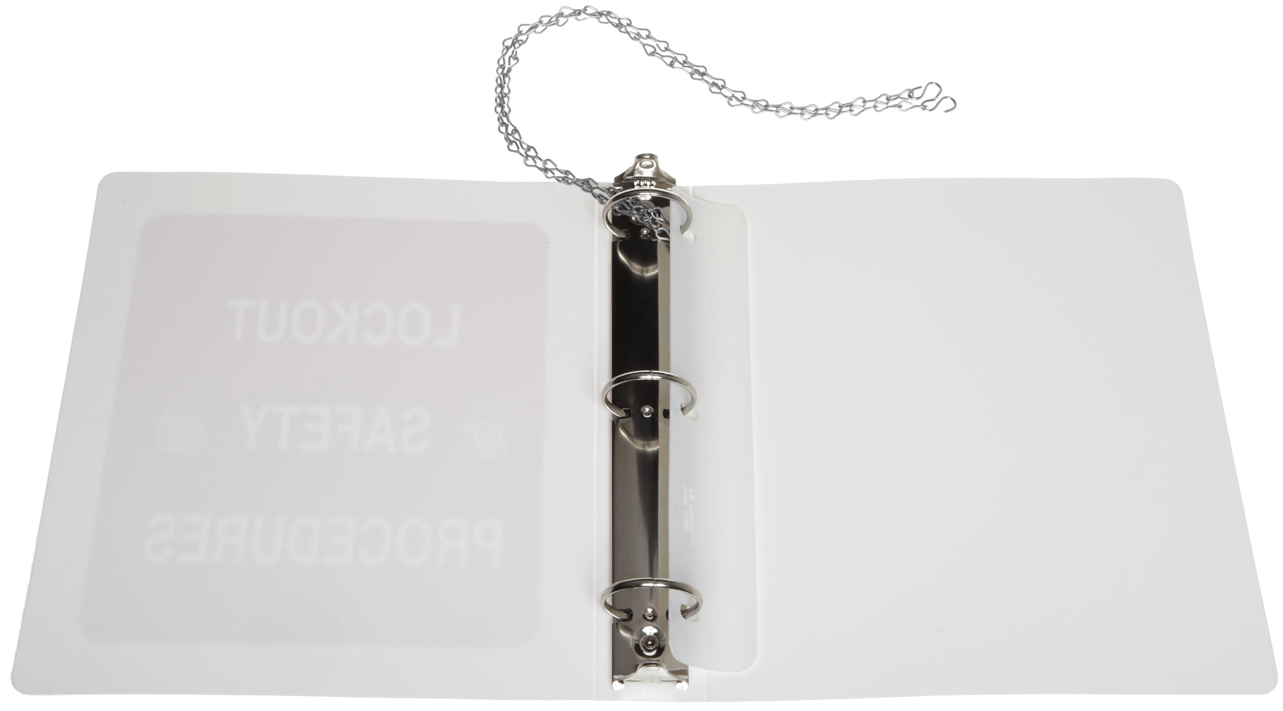 Snapklik.com : Brady 3-Ring Binder For Lockout Procedures