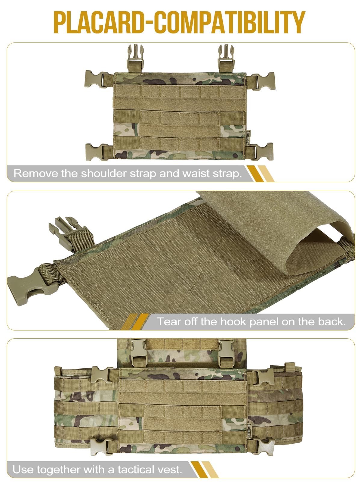 Snapklik.com : OneTigris ROC Chest Rig Tactical Modular Panel