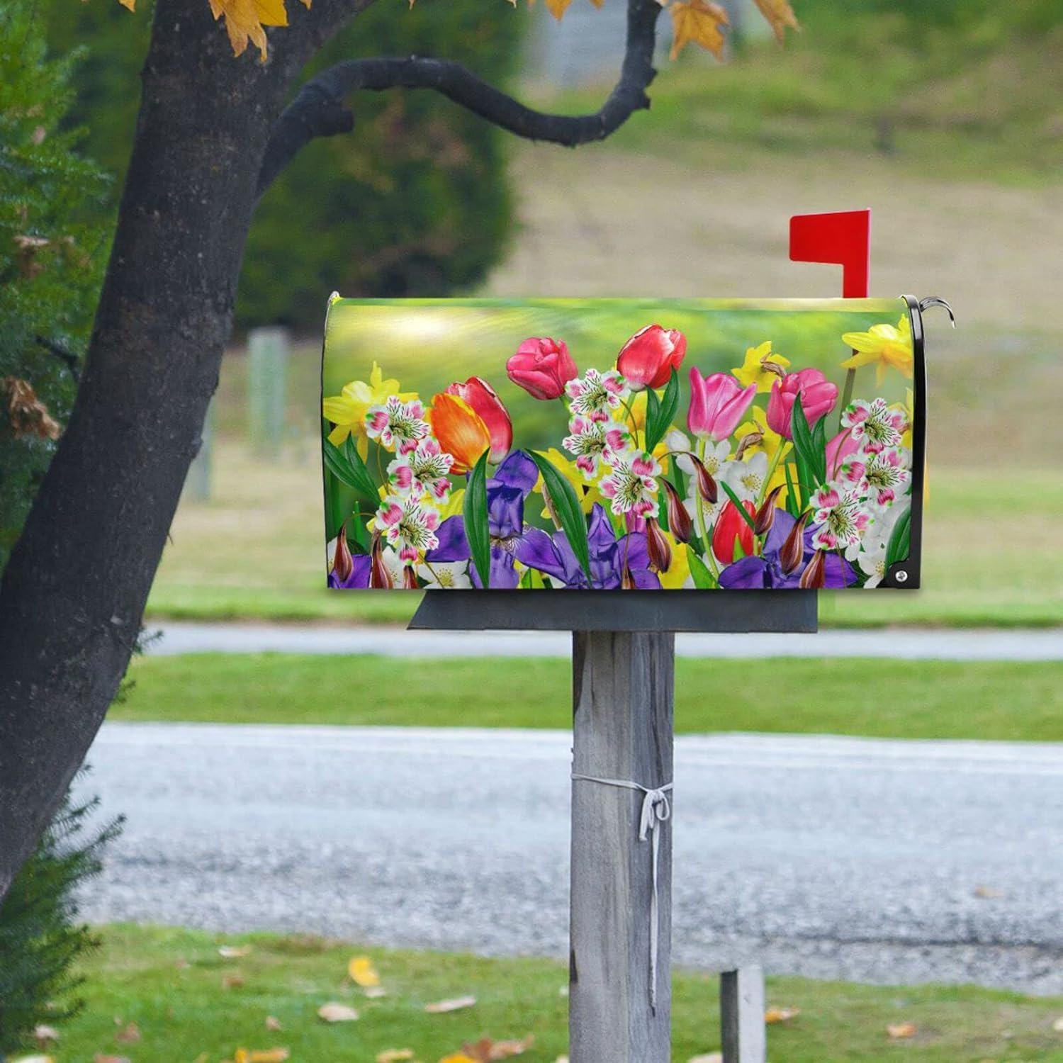 Amazon.com: Generic Spring Mailbox Covers Magnetic Large Size 18x21in ...