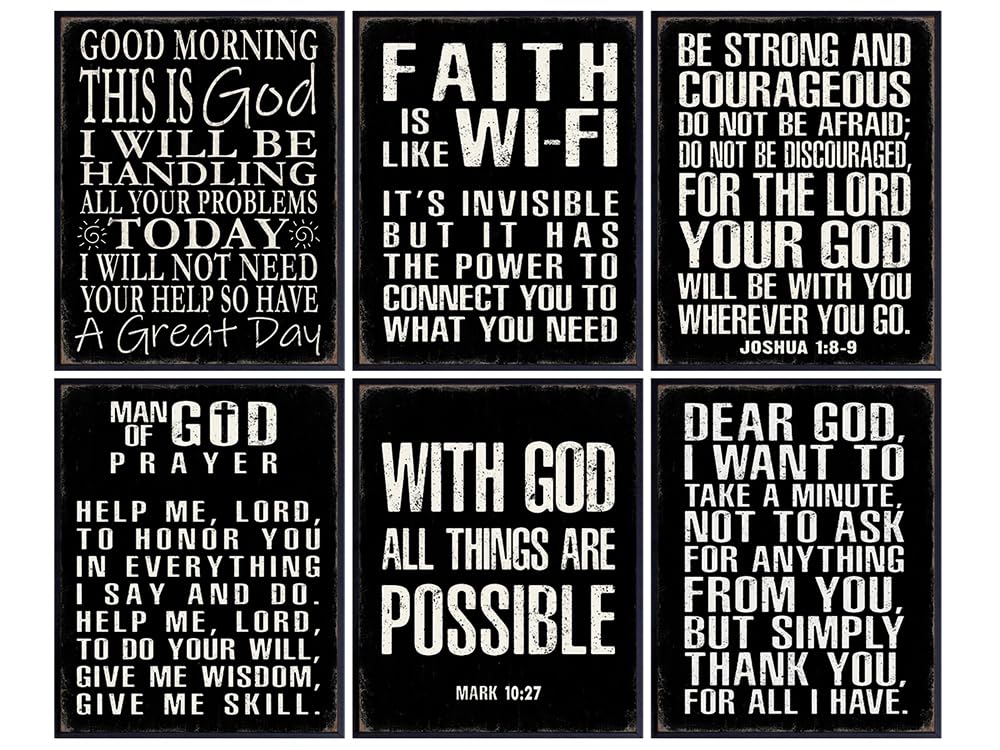 Amazon.com: Motivational poster Religious Wall Decor - 8x10 ...