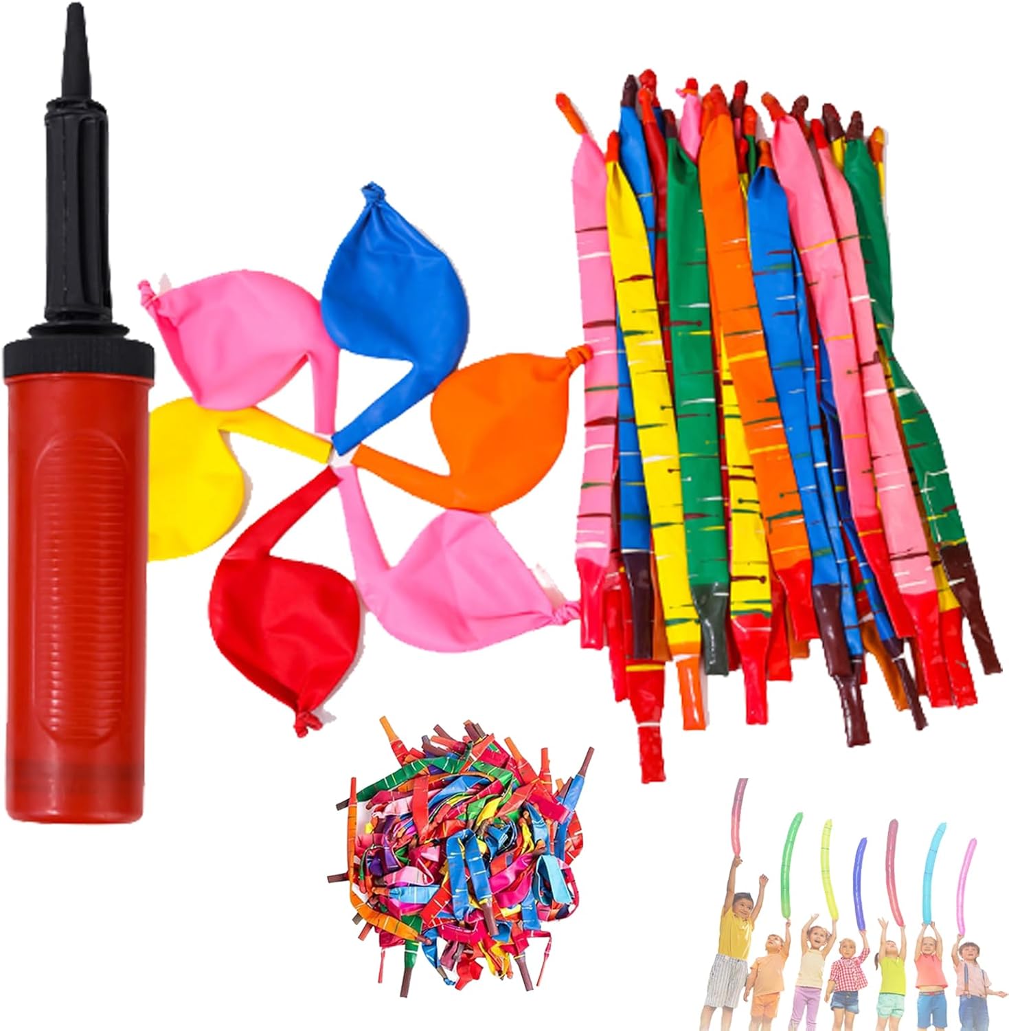 Amazon.com: Rocket Balloons with Pump, Screaming Rocket Balloons ...