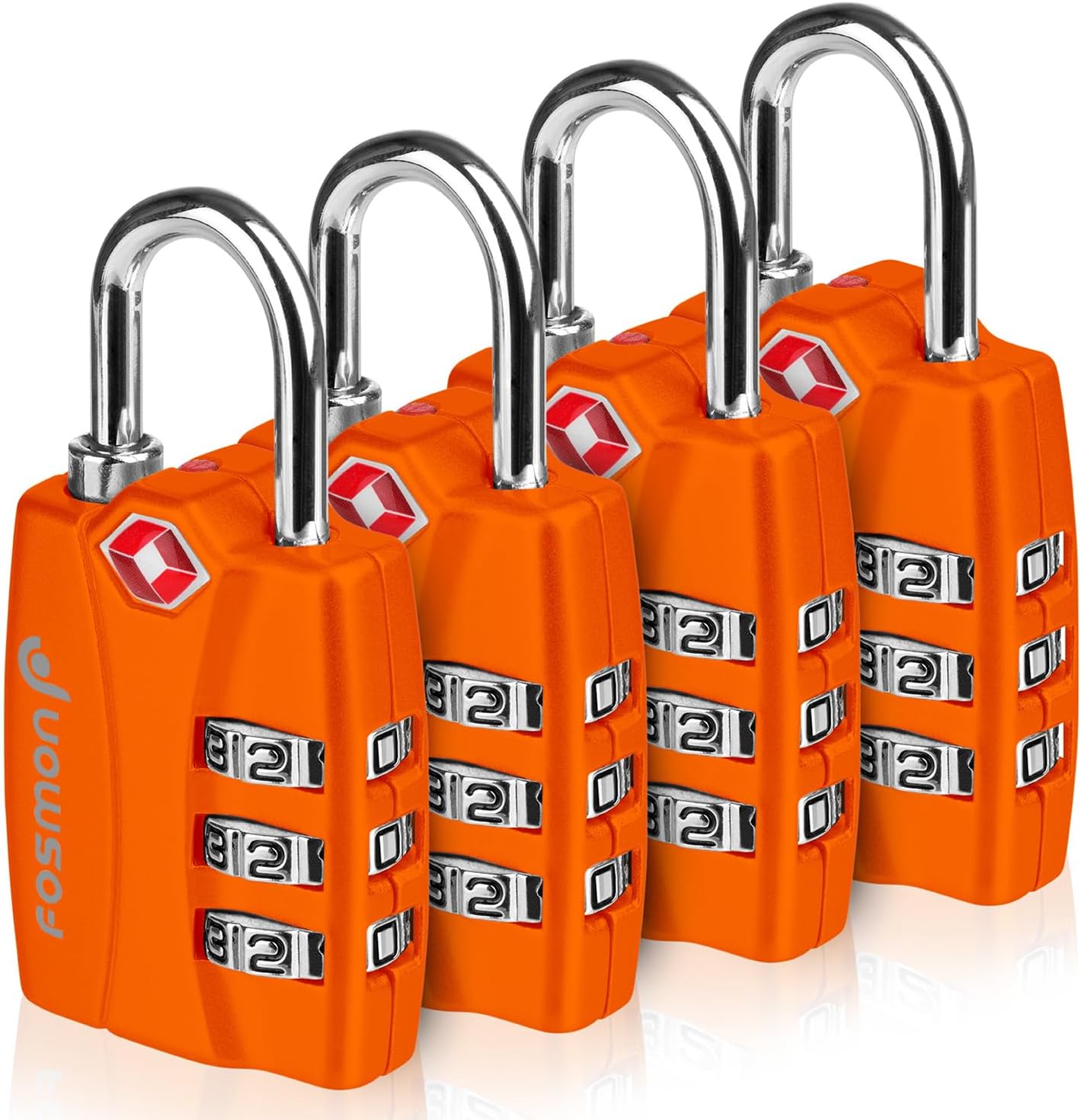 Fosmon TSA Accepted Luggage Locks 4 Pack Open Alert Indicator TSA fosmon-tsa-accepted-luggage-locks-4-pack-open-alert-indicator-tsa