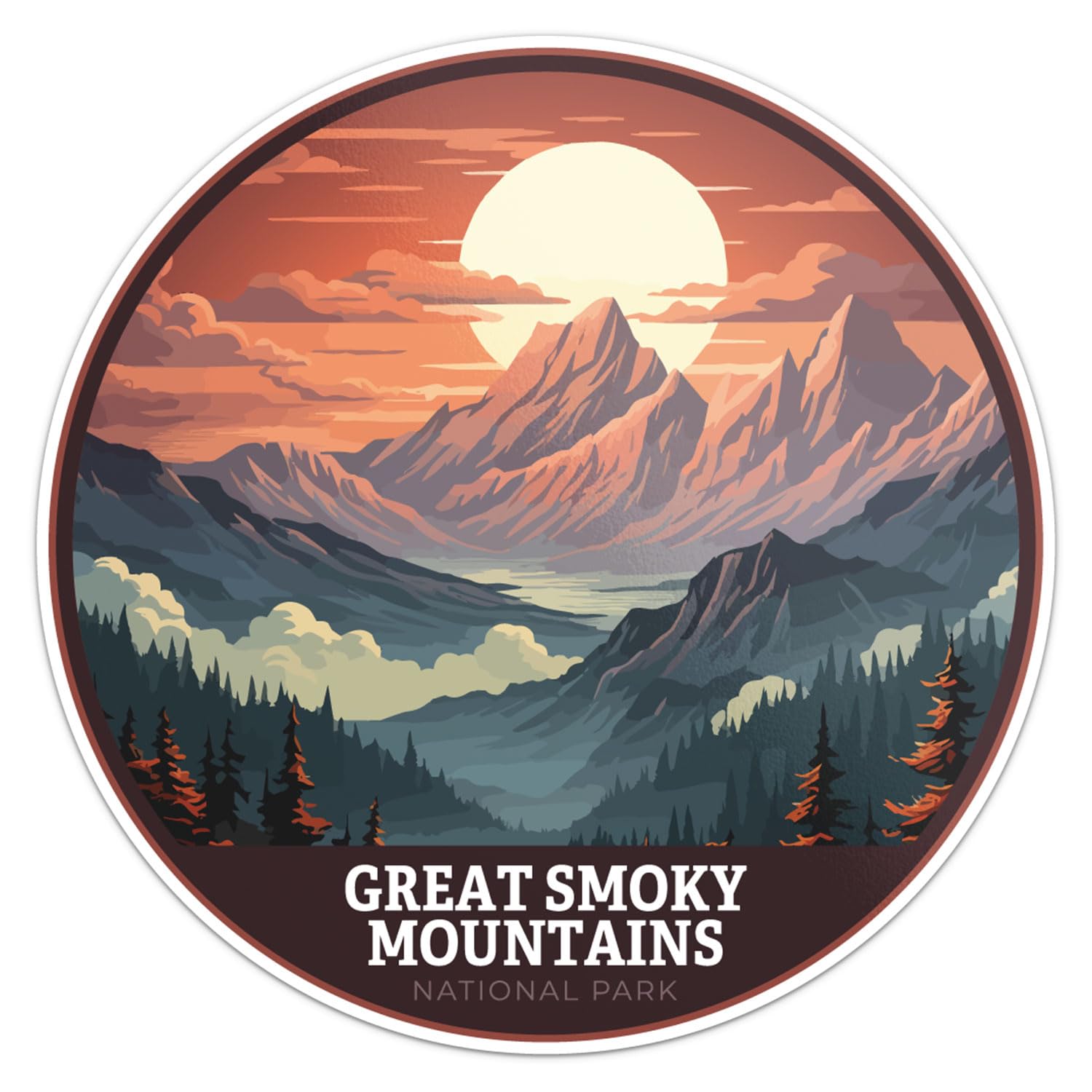 Amazon.com - Great Smoky Mountains National Park Sticker - Waterproof ...
