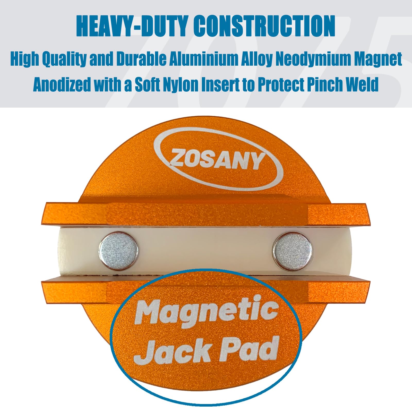 Snapklik.com : ZOSANY Universal Magnetic Jack Pad, 2PCS Pinch Weld Jack ...
