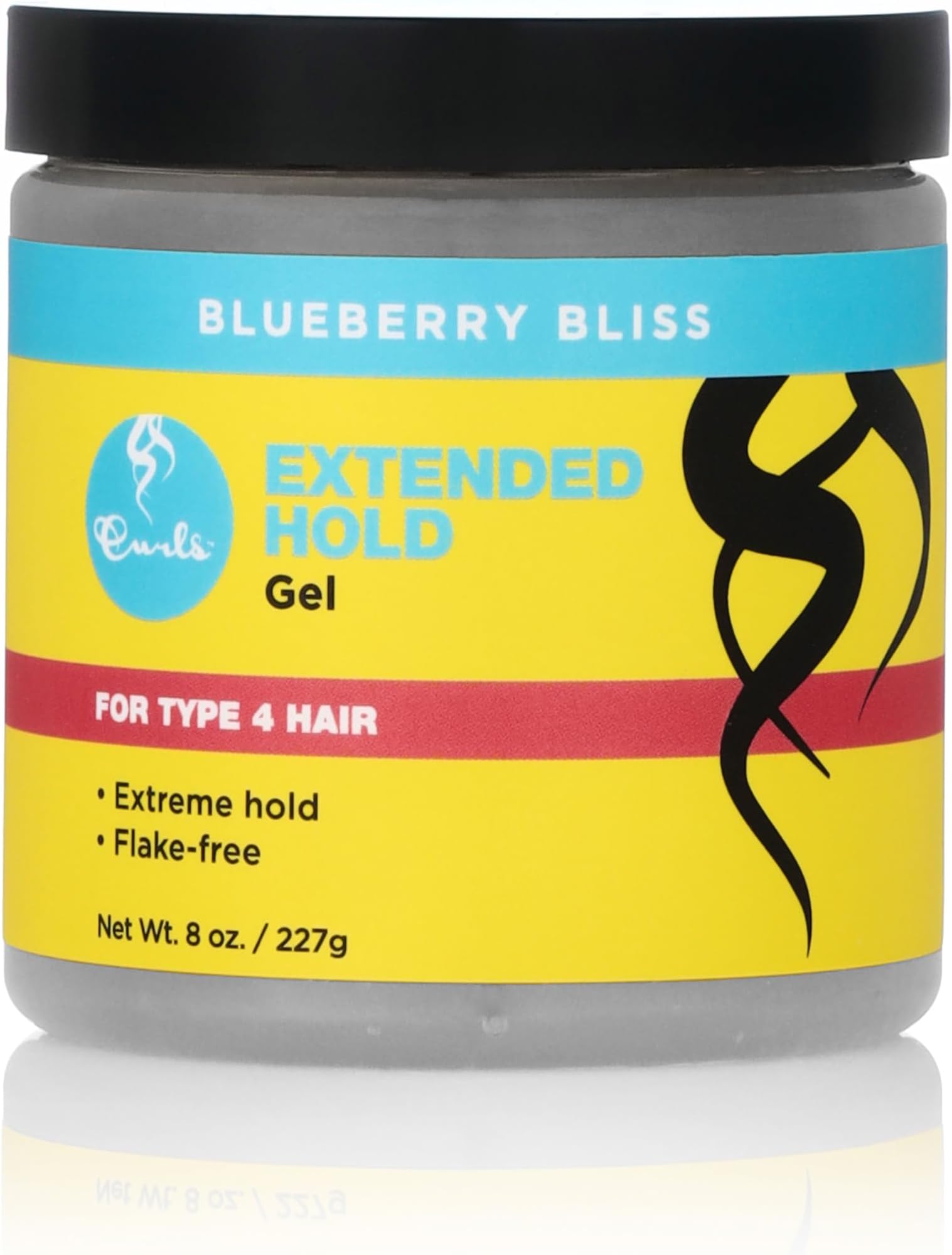 Amazon.com : Curls Blueberry Bliss Extended Hold Gel - 8 oz, Flake-Free ...