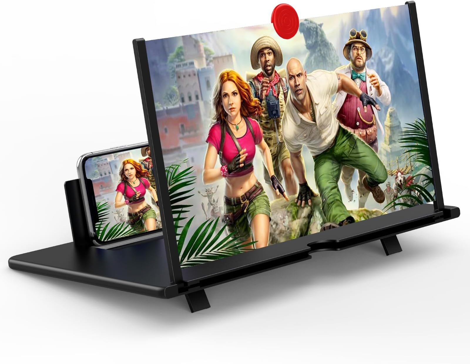 Amazon.com: 12" Phone Screen Magnifier with Bluetooth Speakers - 3D HD ...