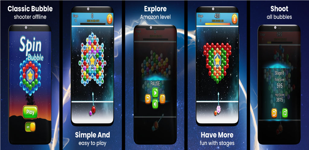 Spin Bubble Shooter:Amazon.com:Appstore for Android