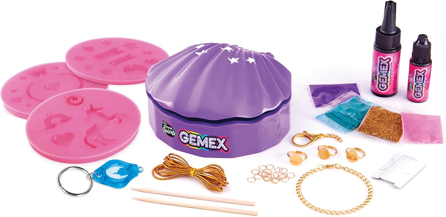 Shimmer ‘n Sparkle Gemex Gel Creations Studio Magic Shell Gel to Gems Playset – Yaxa Colombia