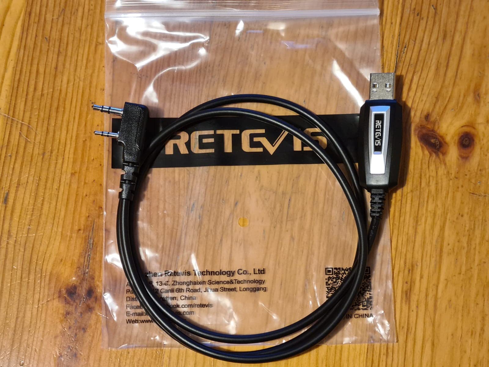 Retevis USB Cavo Programmazione 2 Pin Compatibile con Walkie Talkie ...