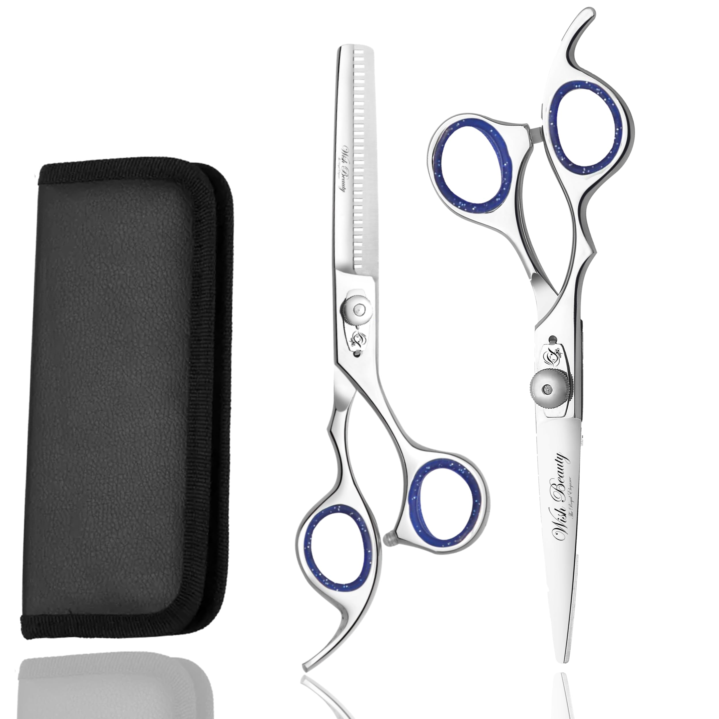 Glamified Glam Professional Lefty Barber/Salon Scissor Hair Cutting Set ...