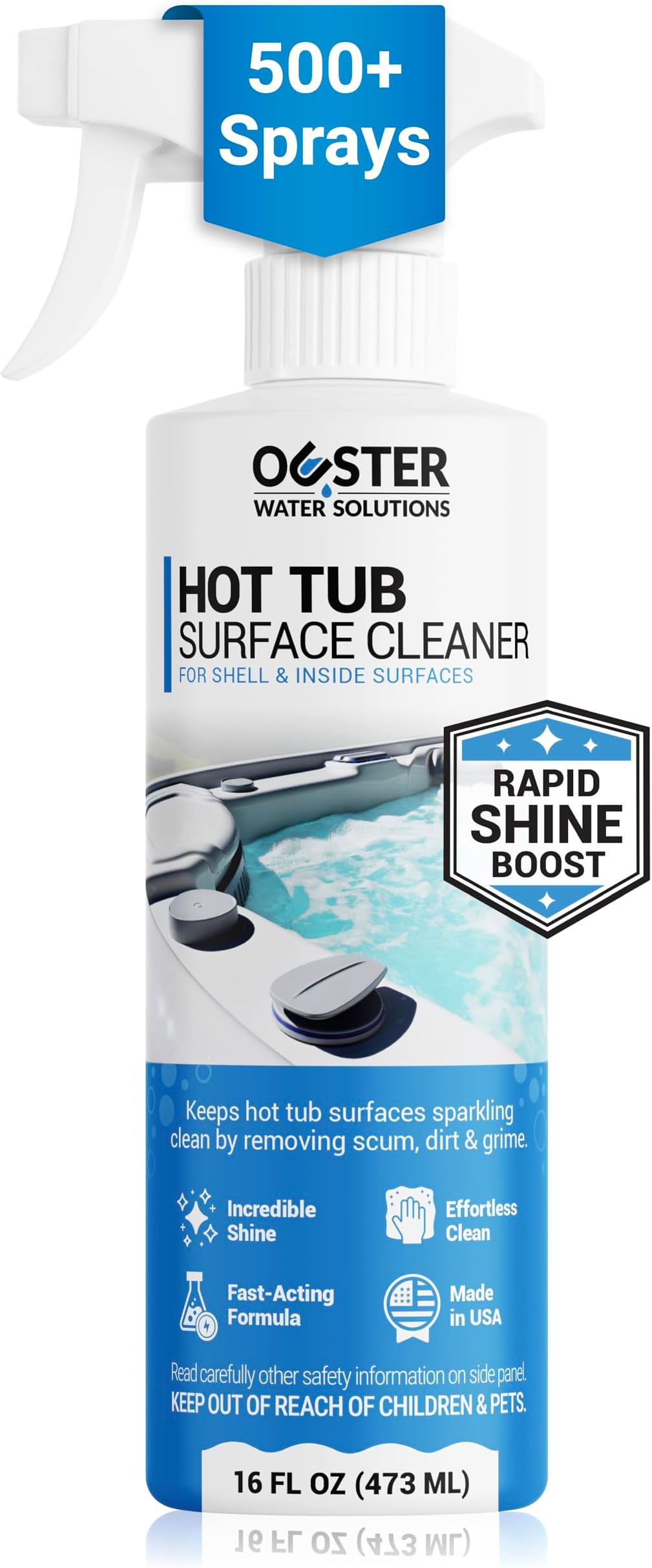 Amazon.com: Bio Ouster Hot Tub Surface Cleaner - Hot Tub Cleaner for ...