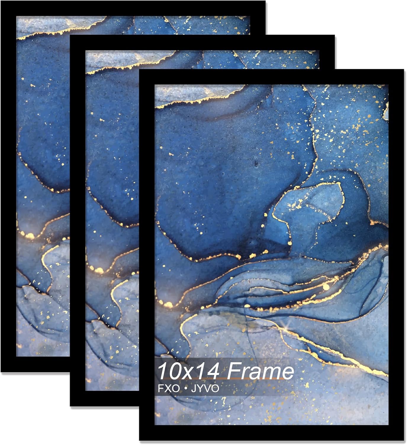 Amazon.com - Fxojyvo 10x14 Picture Frame Set of 3, Black Frame for 10 x ...