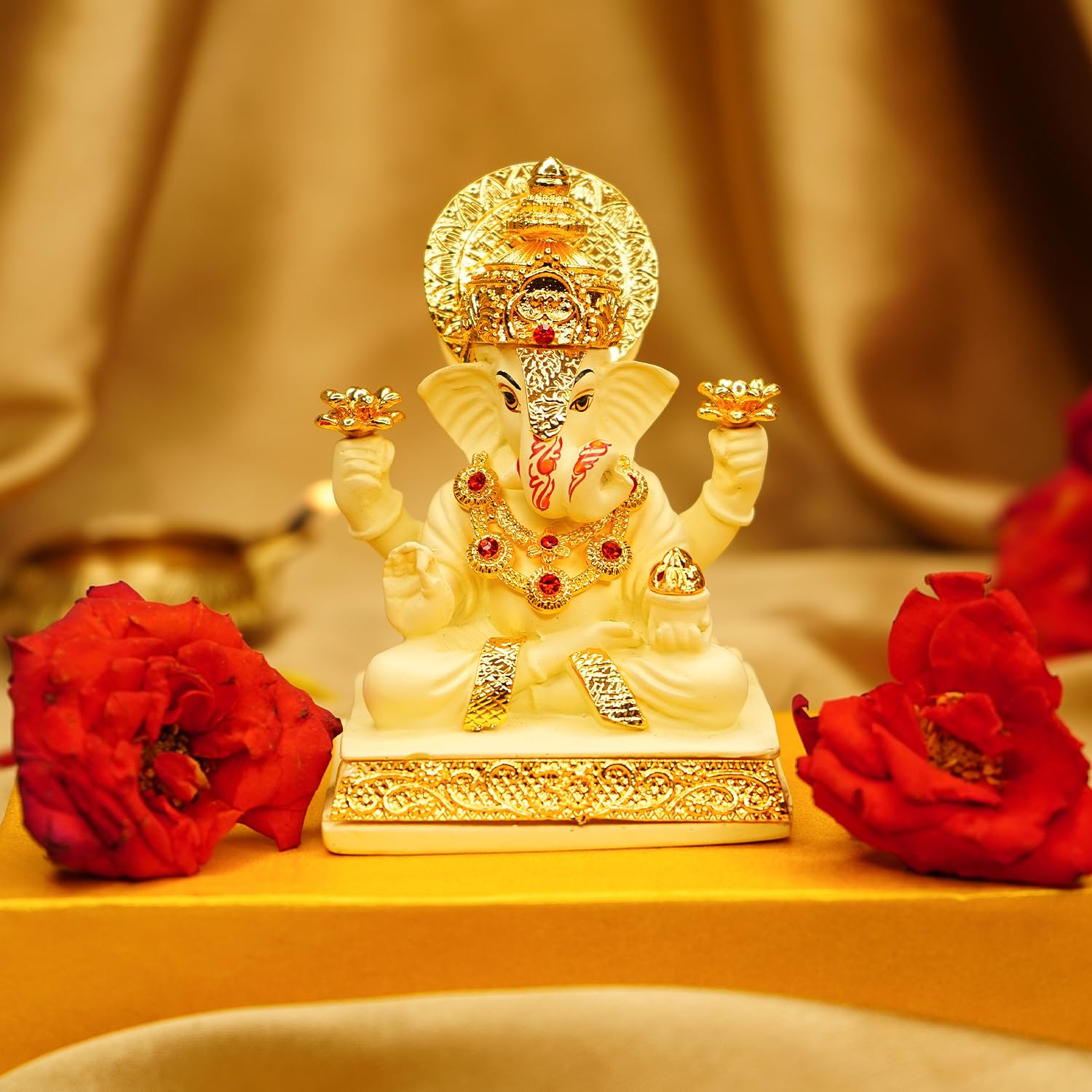 Buy Ekhasa Ganesh Idol for Car Dashboard | Dagdusheth Ganesh Ganpati ...