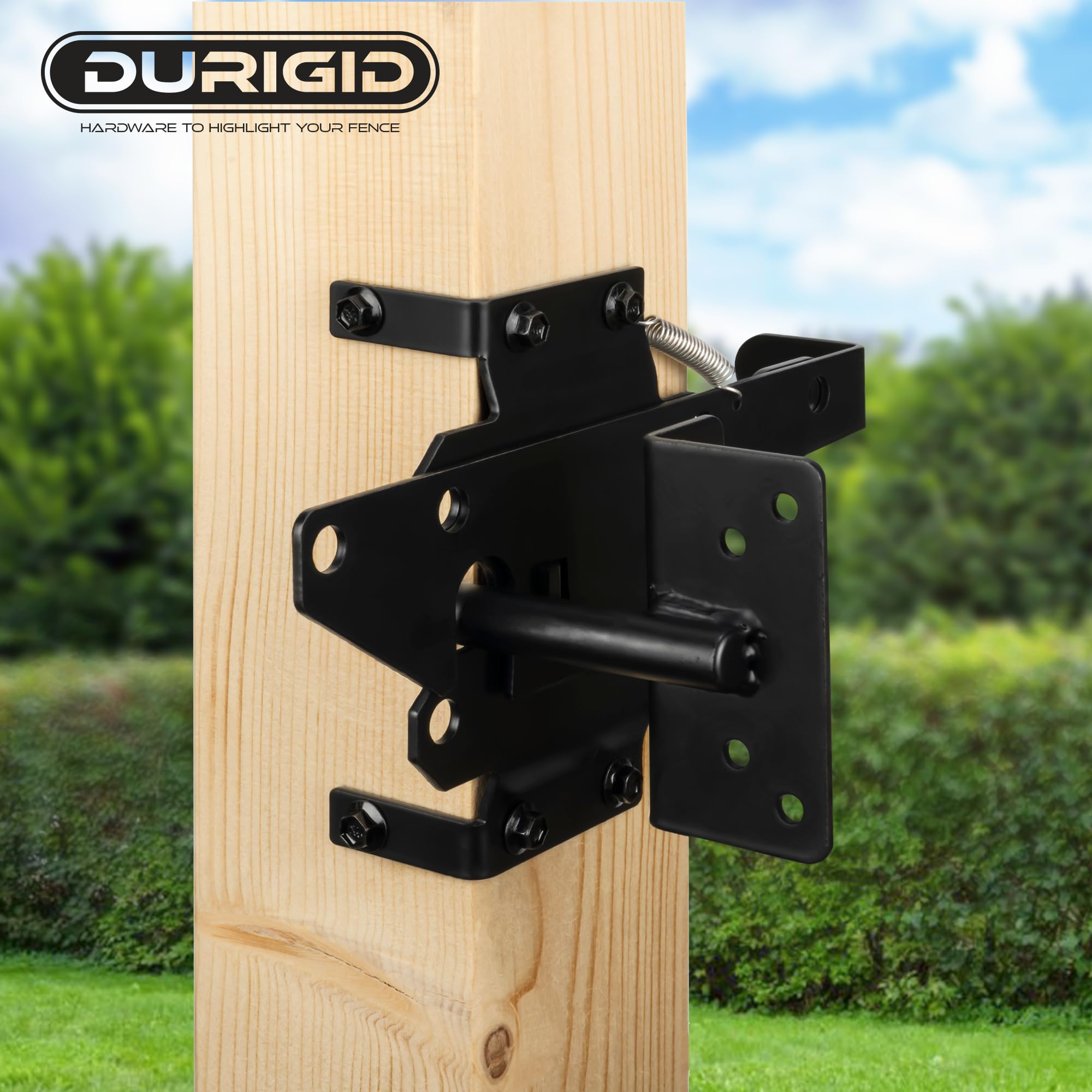 Snapklik.com : Heavy Duty Gate Latch, Gravity Auto-Locking Gate Locks ...