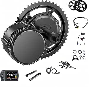E Bike Conversion Kit Mid Drive Motor 48V 350/500/750W for Mountain ...