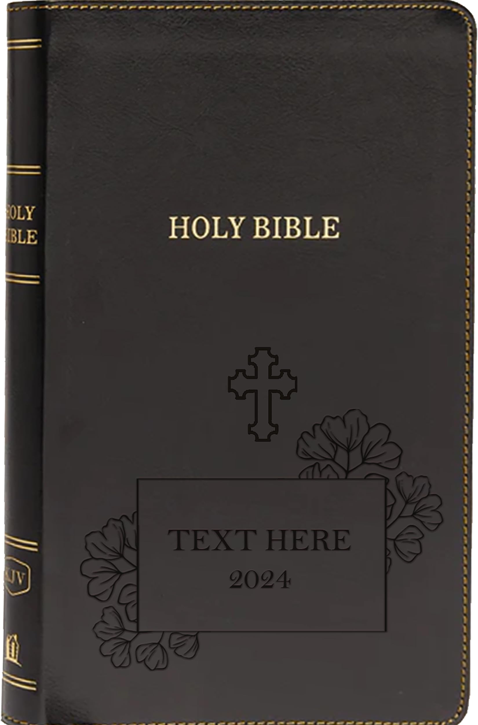 Amazon.com: Printualist Personalized Gift Bible with Name Engraved, KJV ...