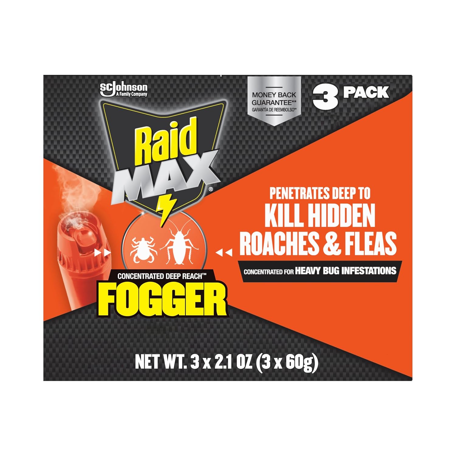 Brandclub - Raid Max Fogger, Insect Killer for Mosquito, Ant, Roach ...