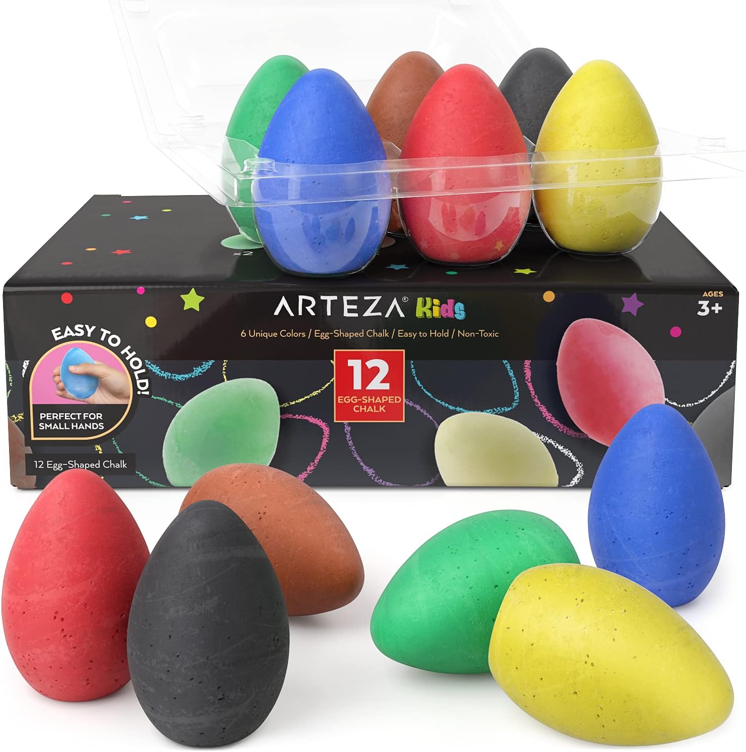 Amazon.com: Egg-Shaped Sidewalk Chalk : Toys & Games