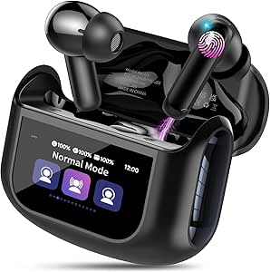 Wireless Earbuds, Bluetooth 5.4 Ear Buds with Multifunctional Touch ...