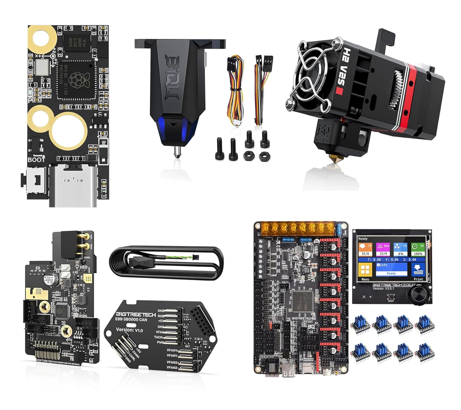 Amazon.com: BTT ADXL345 V2.0 Accelerometer Board+EBB SB2209 (RP2040 ...