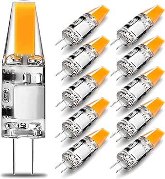 LED Light Bulbs, G4 LED Bulb Light 3W 12V Natural White 4000K G4 Bi-pin Base Lamp COB SMD 20W ...