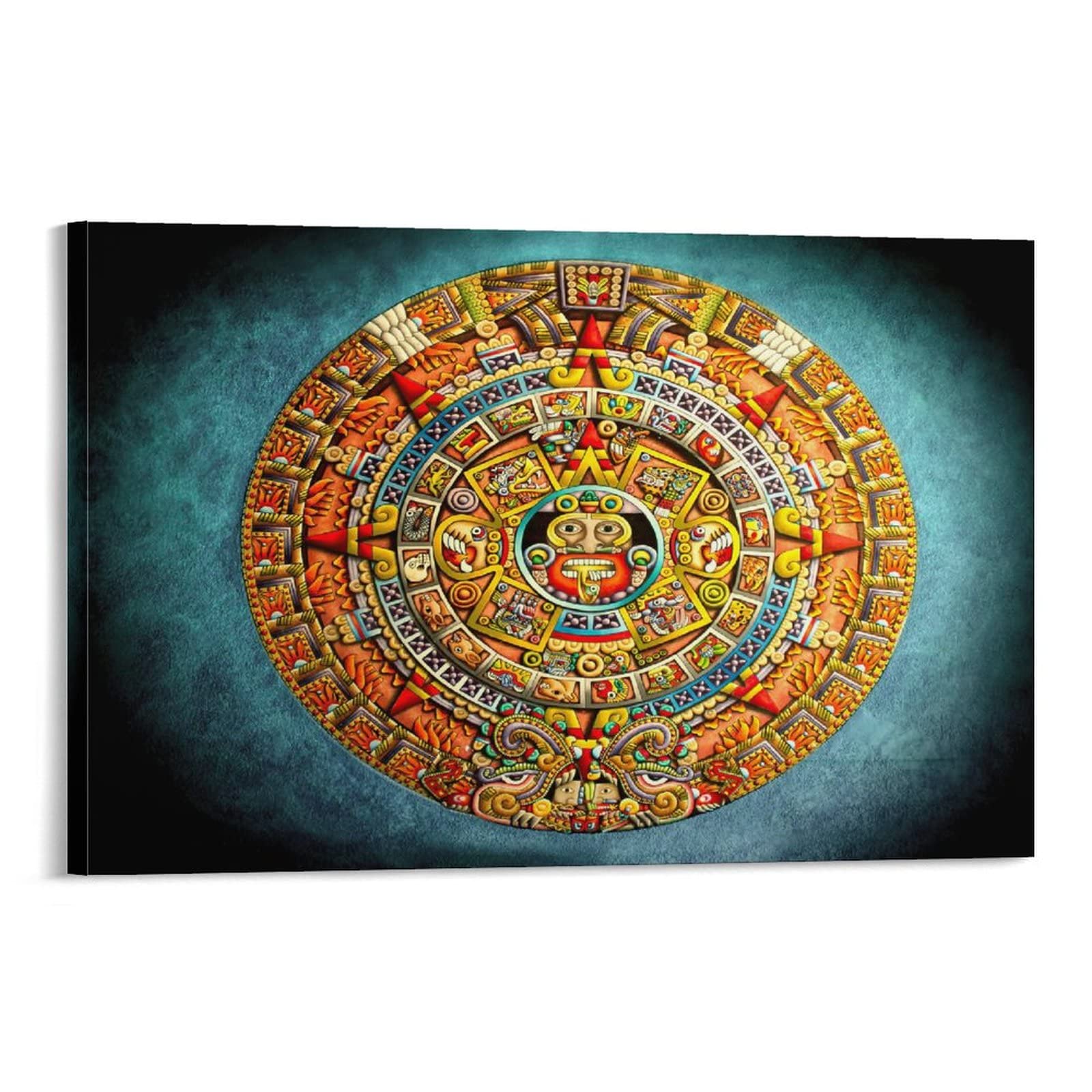 Arte Abstracto Del Calendario Azteca