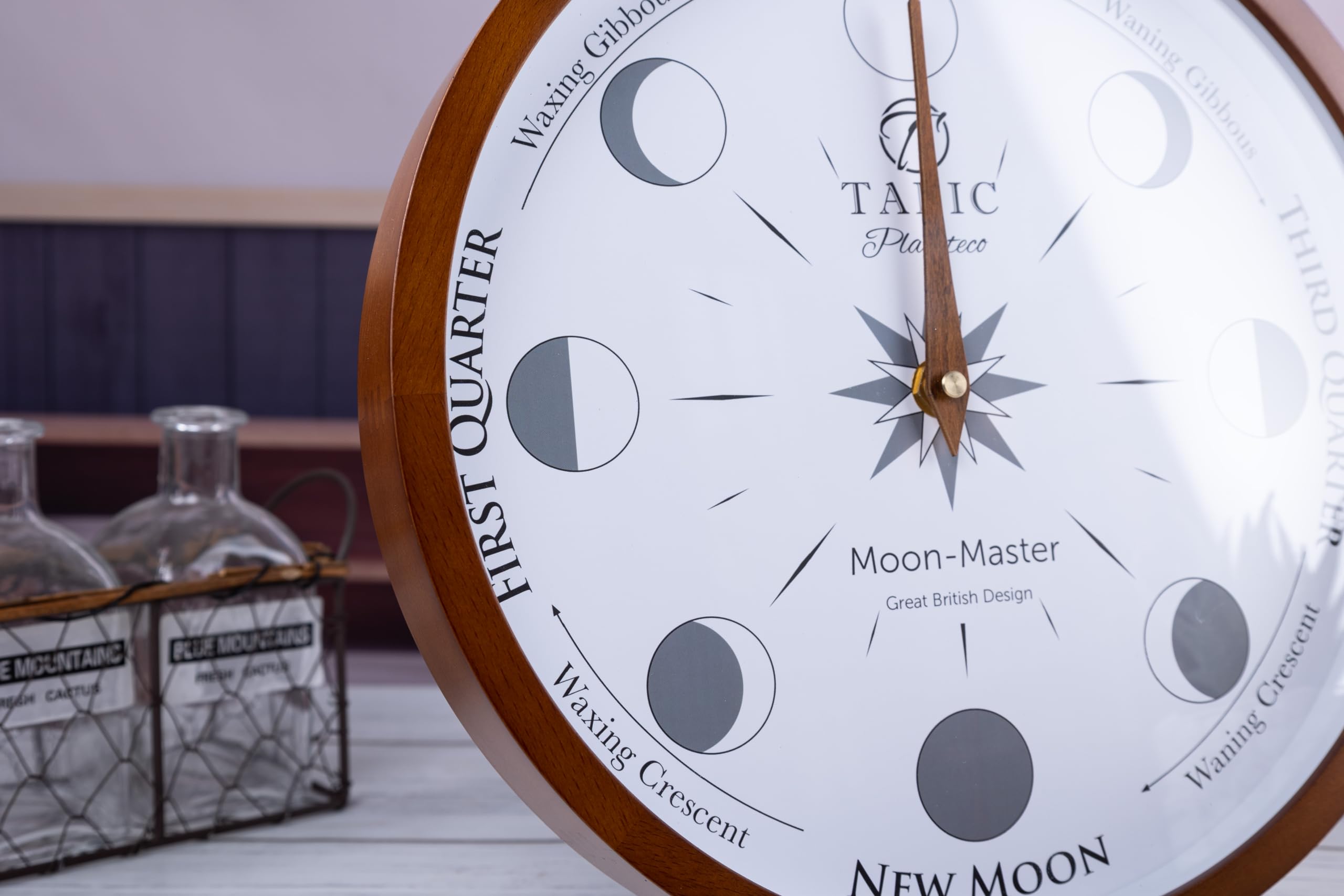 Tabic Planeteco Moon Master – Precision Lunar Phase Wall Clock ...