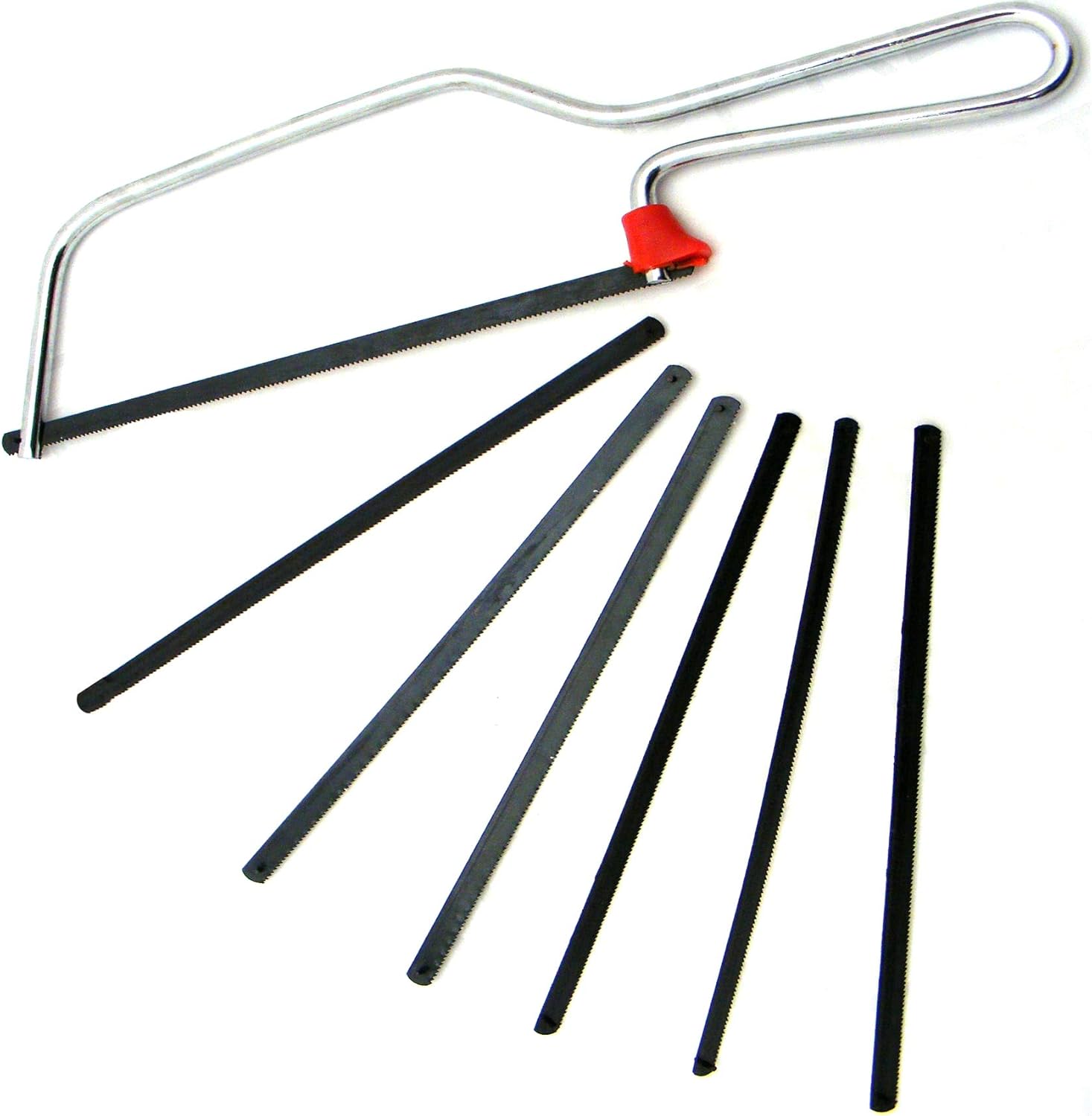 9" Junior Hacksaw with Finger Guard - Metal & Wood Saw with 6 Spare ...