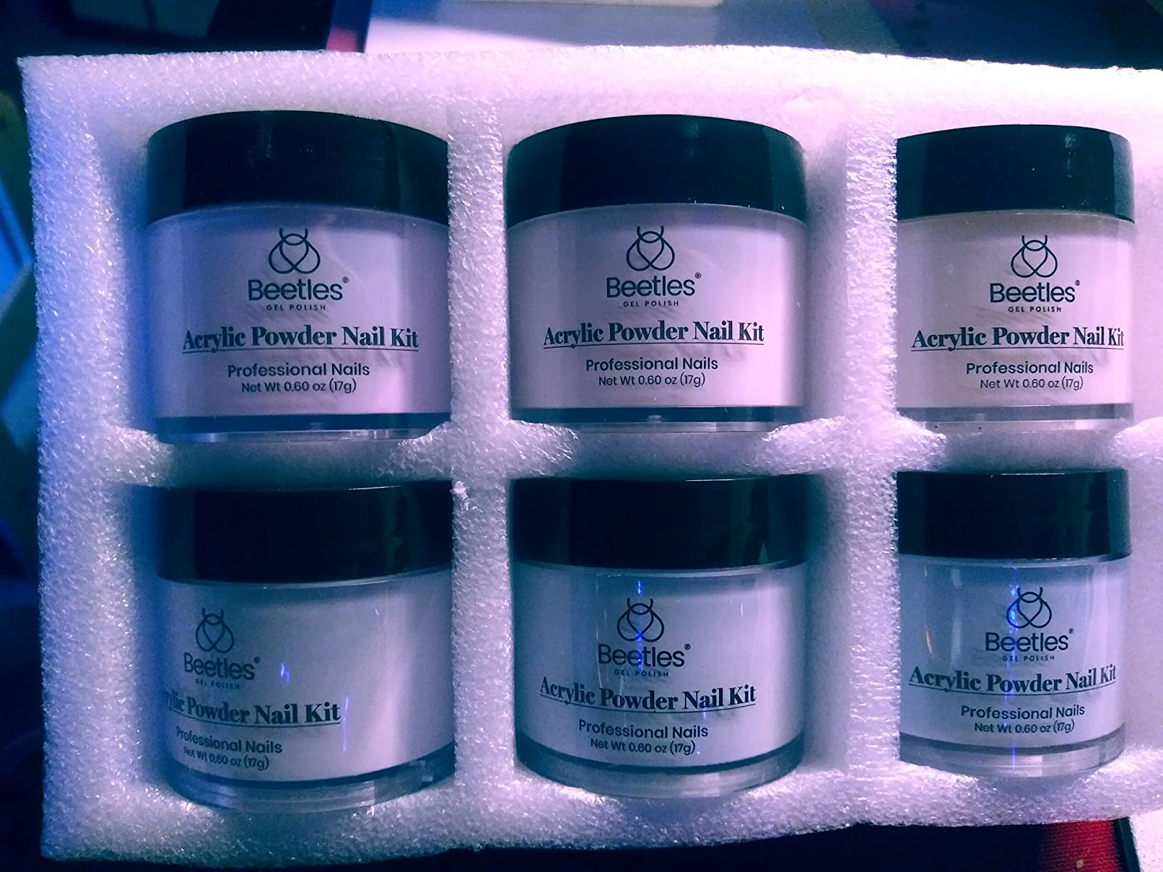 $2/mo - Finance Beetles Acrylic Powder Nail Kit, Purple Pink Set 6 ...