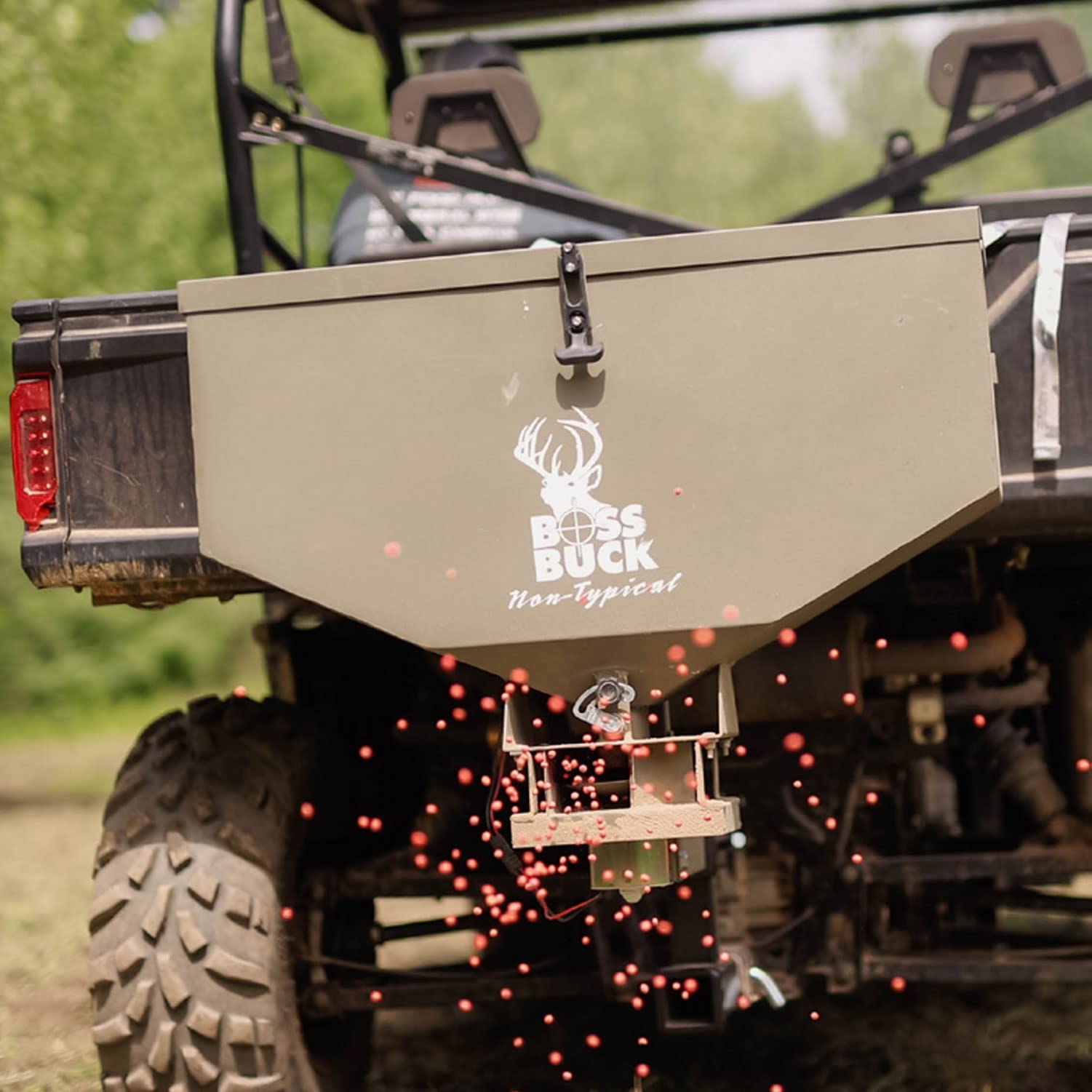 Boss Buck 80 LB Capacity Spreader | Spacious Versatile Durable ...