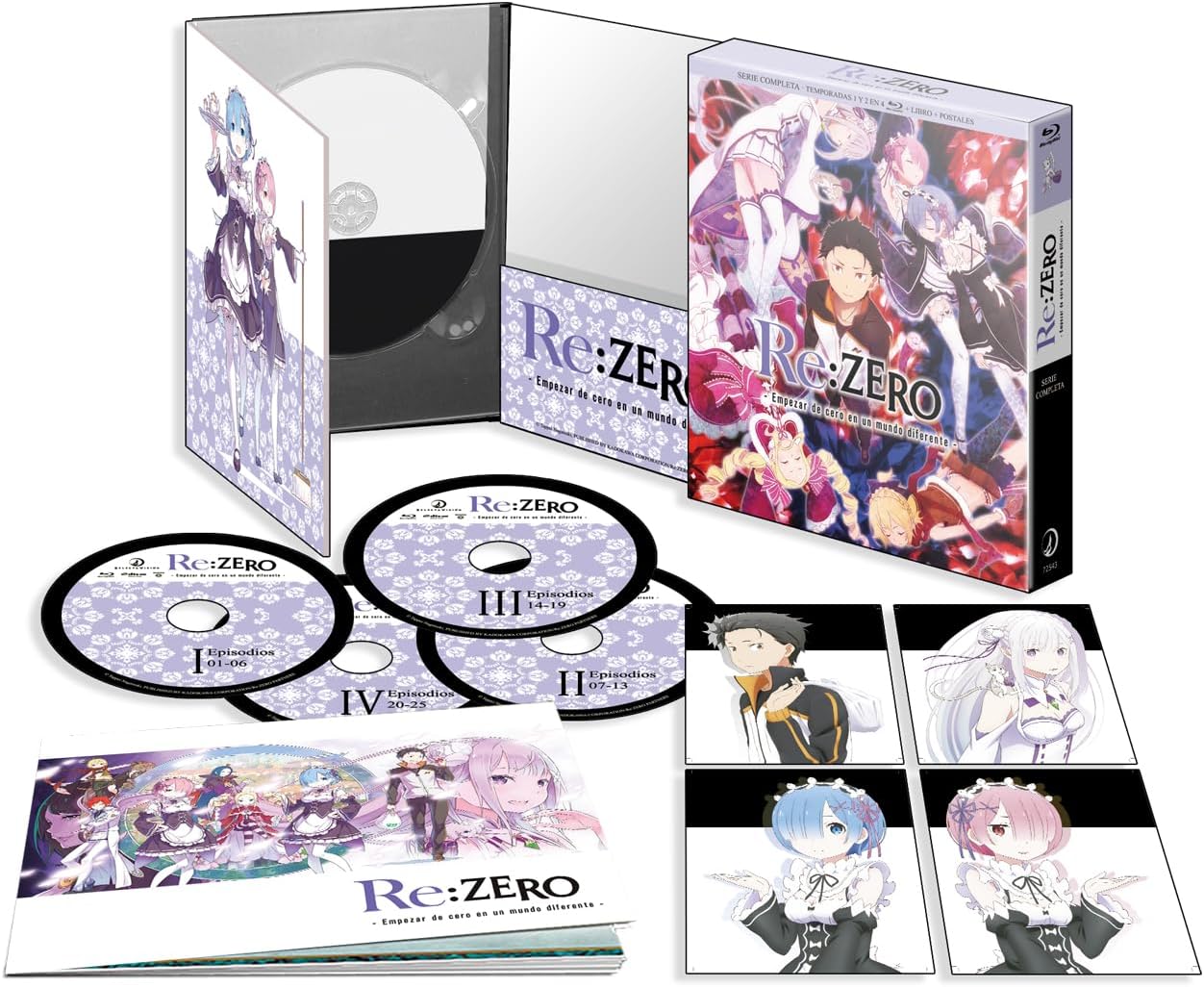 Re-Zero. Serie Completa BLU-RAY Digipack [Blu-ray] : Amazon.com.mx ...