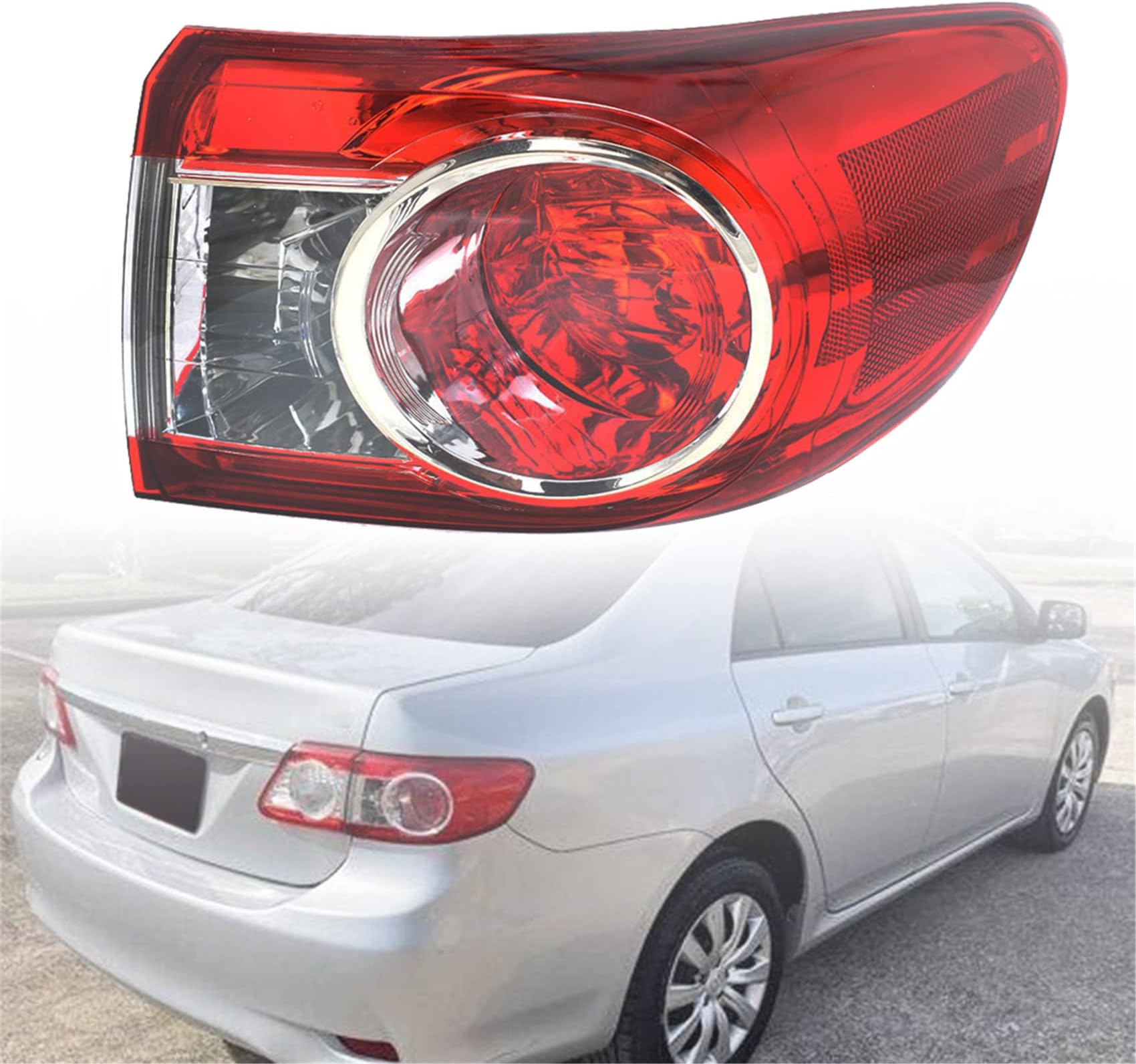 Amazon.com: WFLNHB Left Side Tail Light Replacement for Toyota Corolla ...