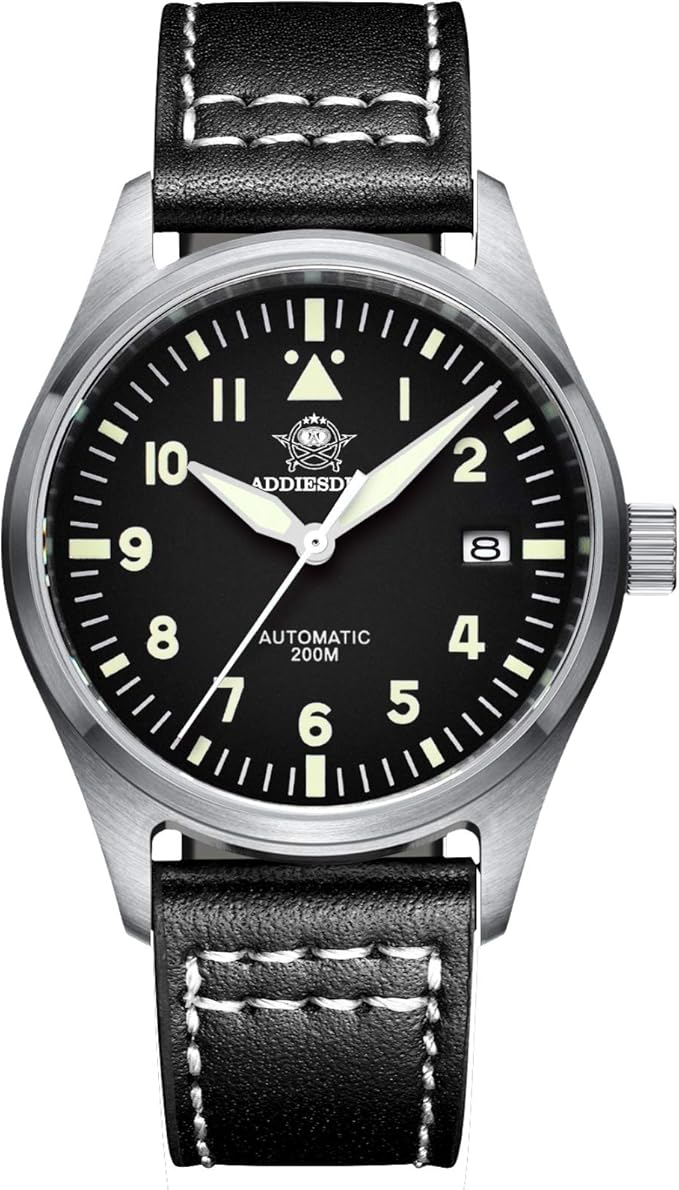 ADDIESDIVE Diver Fashion Reloj para Hombre NH35A Movimiento automático ...