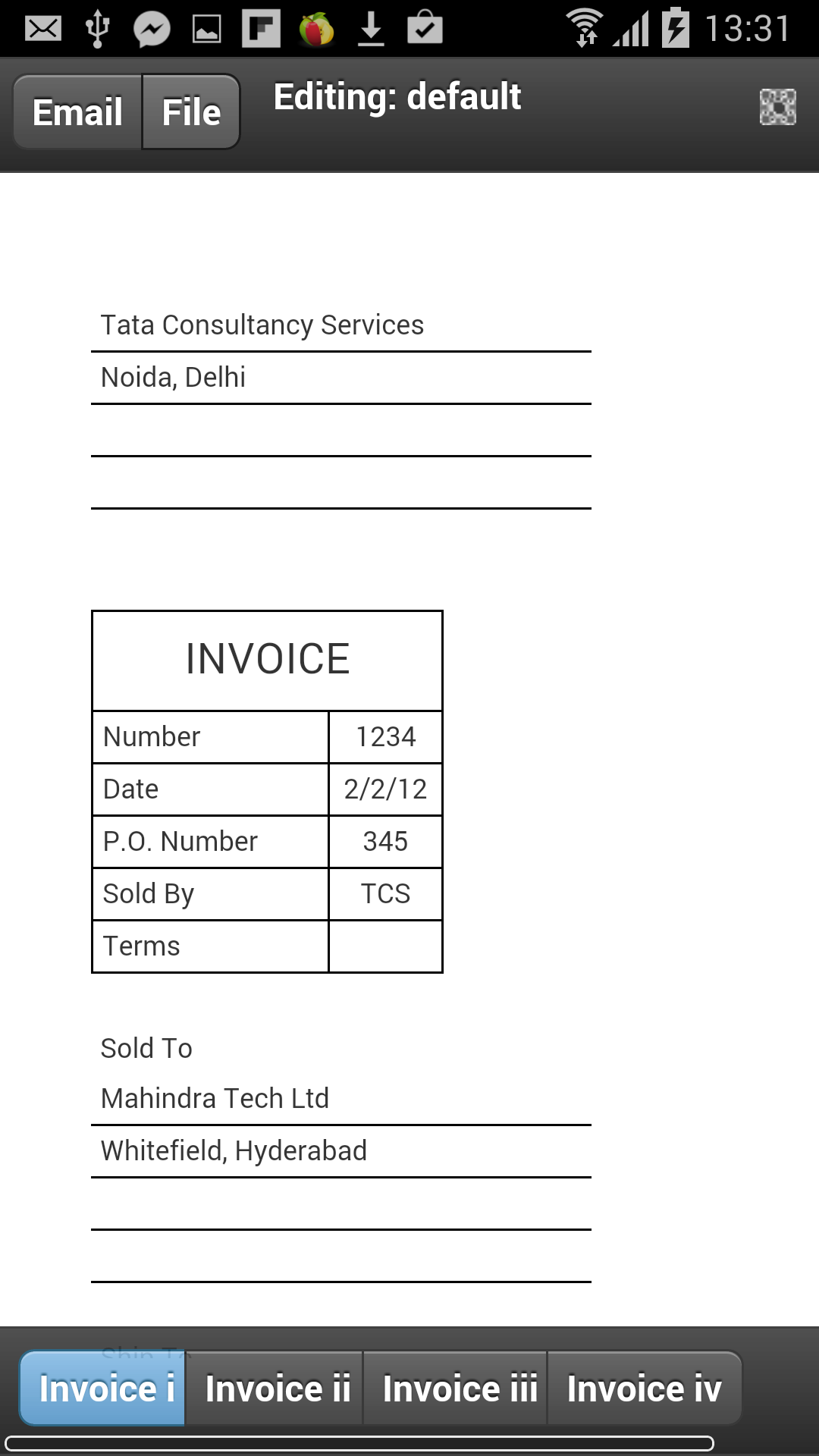 Commercial Invoice:Amazon.co.uk:Appstore for Android