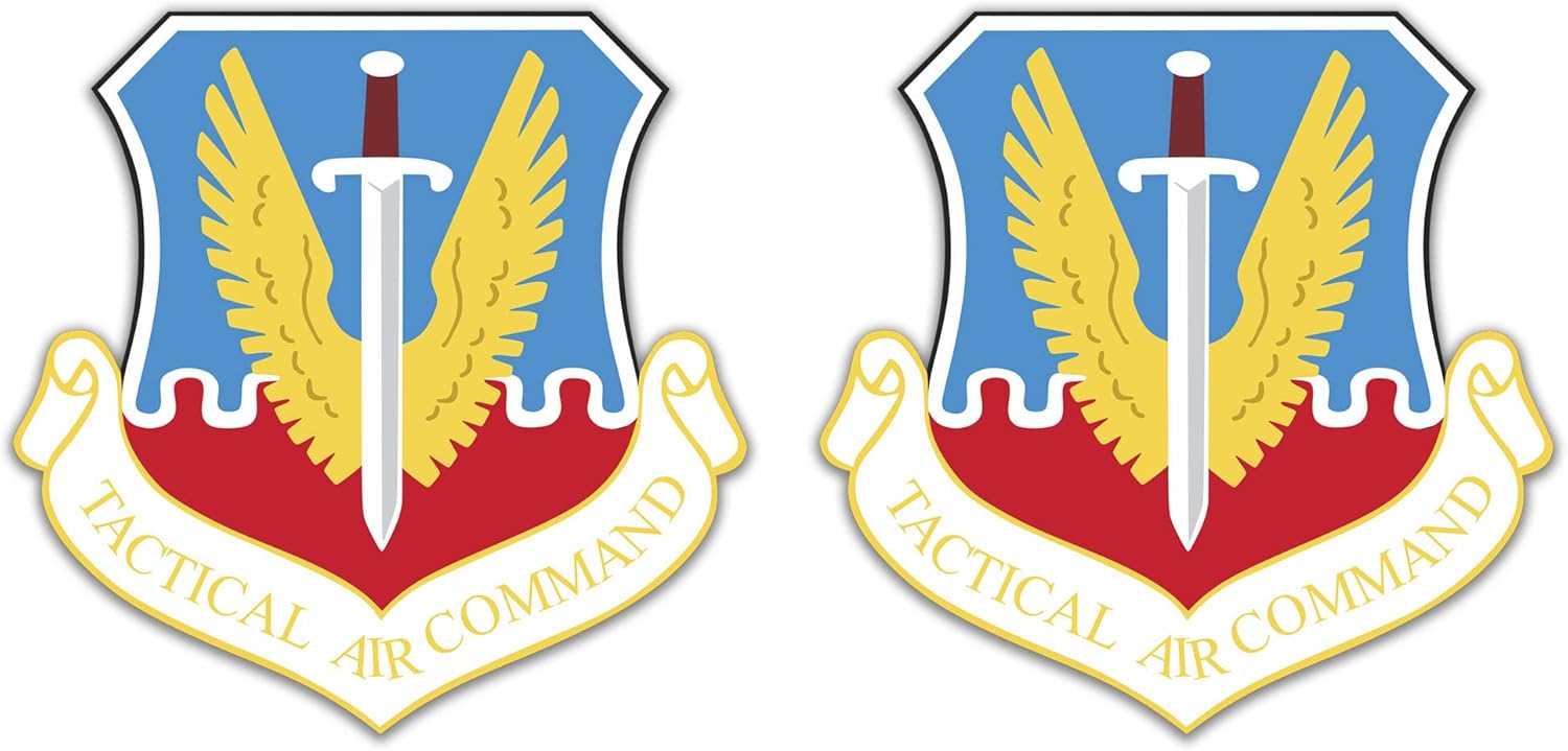 Amazon.com - Pack of 2 US Air Force Tactical Air Command Sticker Decal ...