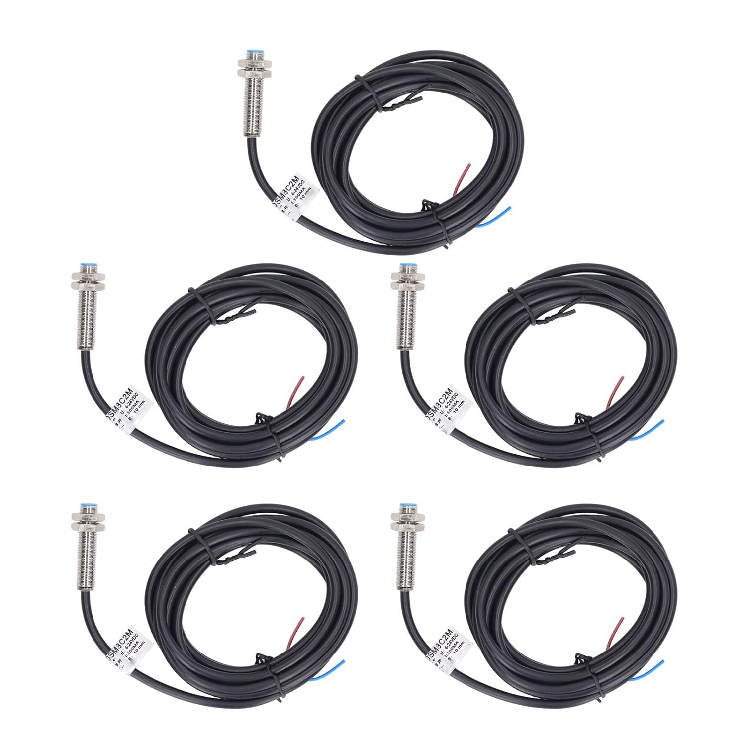 5Pcs Proximity Sensor, 10mm Detective Approach Switch Sensor 4 to 24VDC ...