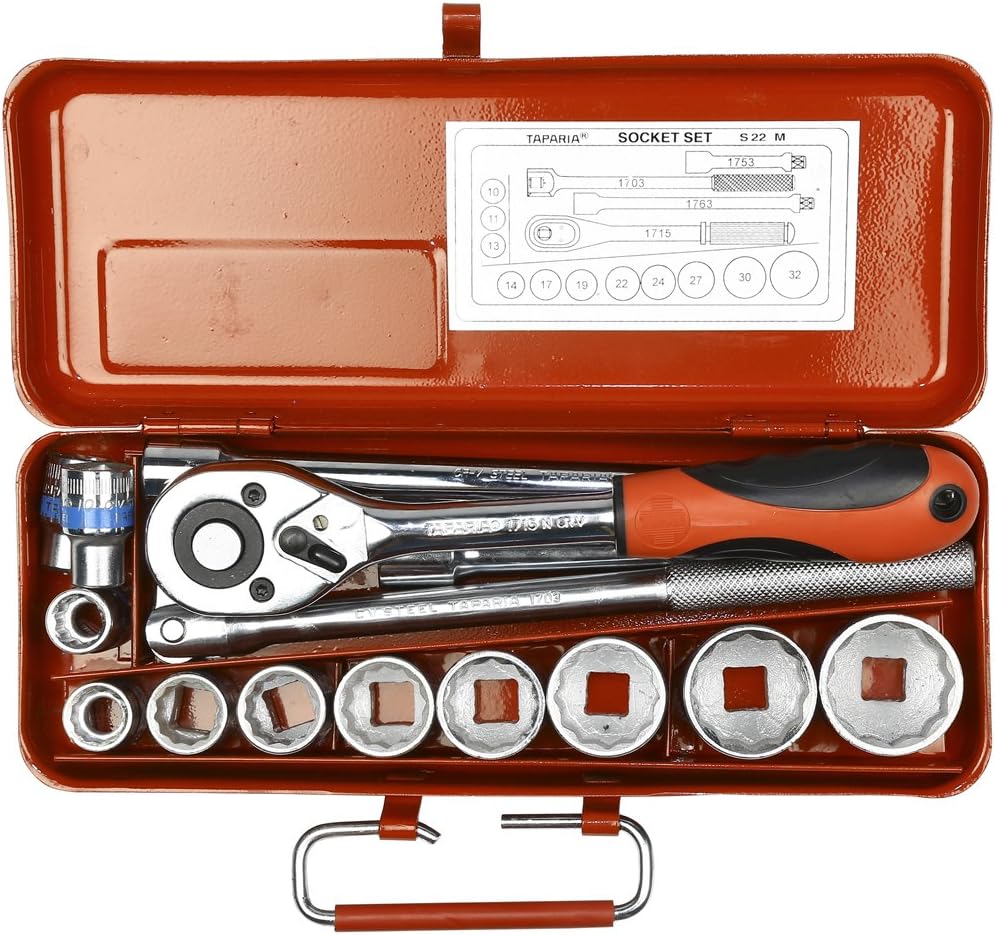 TAPARIA A 715 Ratchet Handle Sockets Accessories 6.3 mm (1/4) Square ...