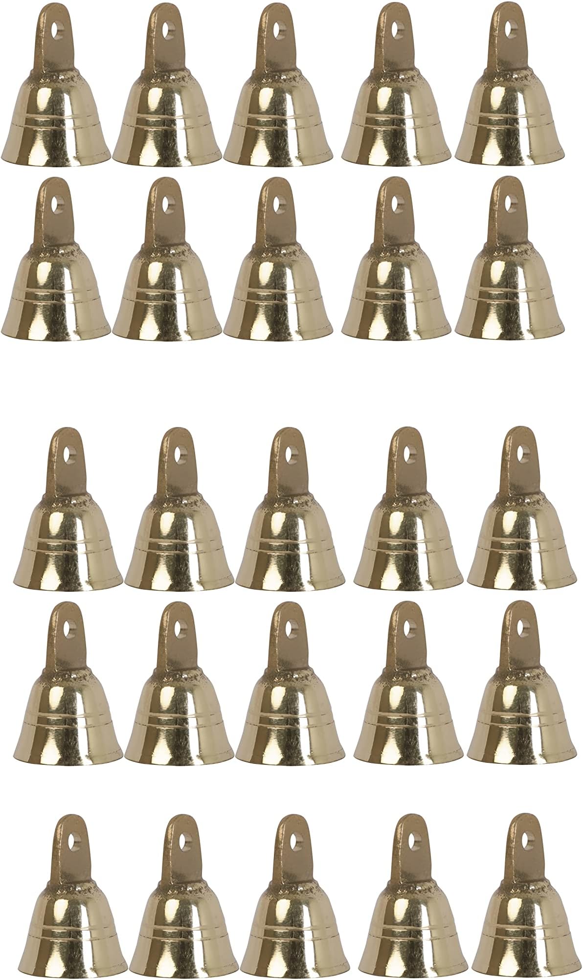 Amazon.com: Wonderlist Handicrafts Small Indian Brass Bells Jingle ...