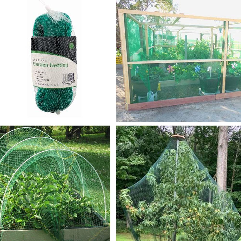 Buy Multipurpose Garden Mesh Netting Green Plastic Fruit Pea Bean Pond ...