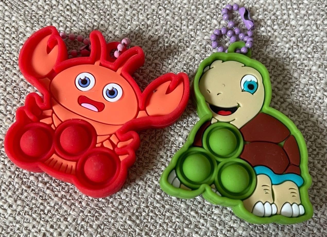 16 PCS Pop Sea Animal Pop It Fidget Toys – KissFree