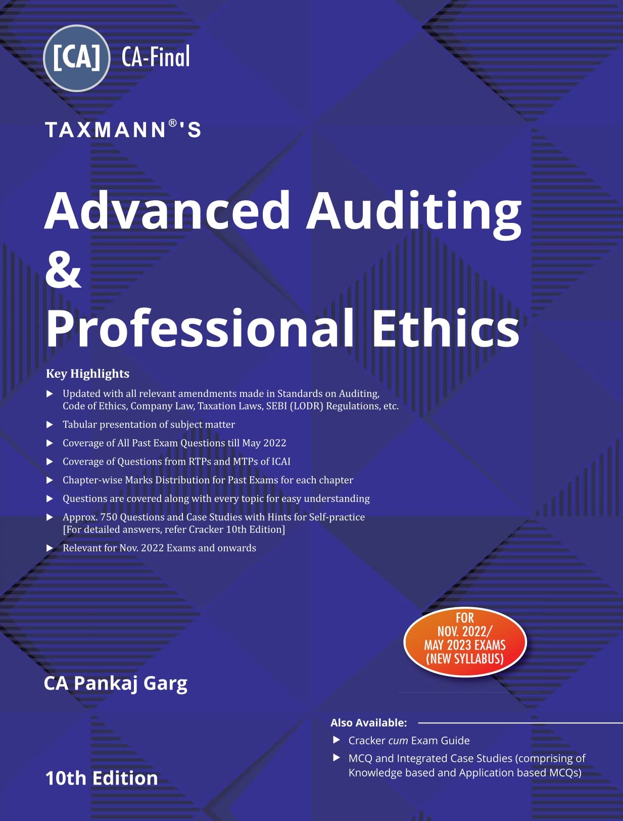Buy Taxmann's Advanced Auditing & Professional Ethics (Paper 3 | Audit ...