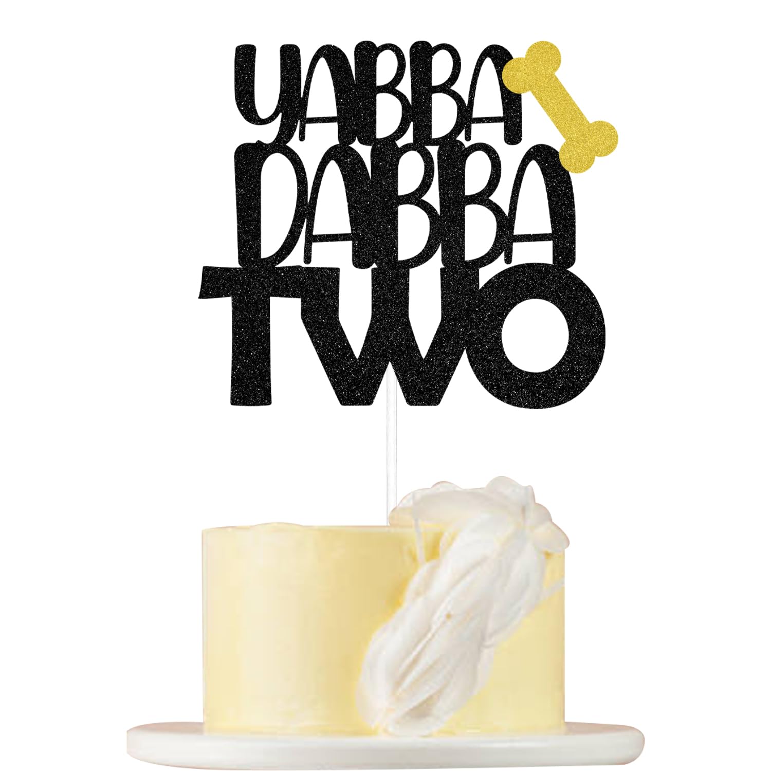 Snapklik.com : Flintstones 2nd Birthday Cake Decoration Yabba Dabba Two ...