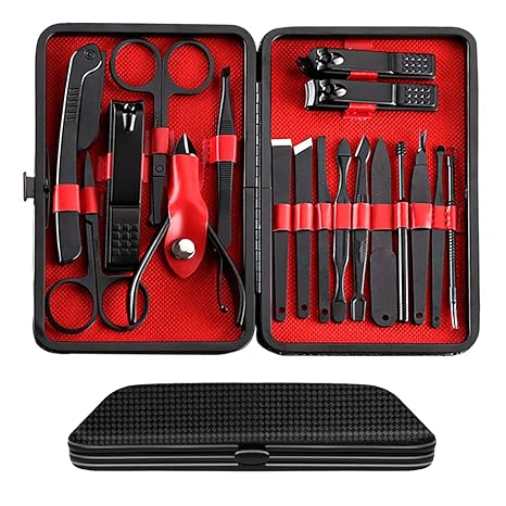 Amazon.com : Manicure Set Pedicure Kit Nail Clippers - Professional ...