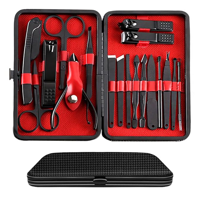 Amazon.com : Manicure Set Pedicure Kit Nail Clippers - Professional ...
