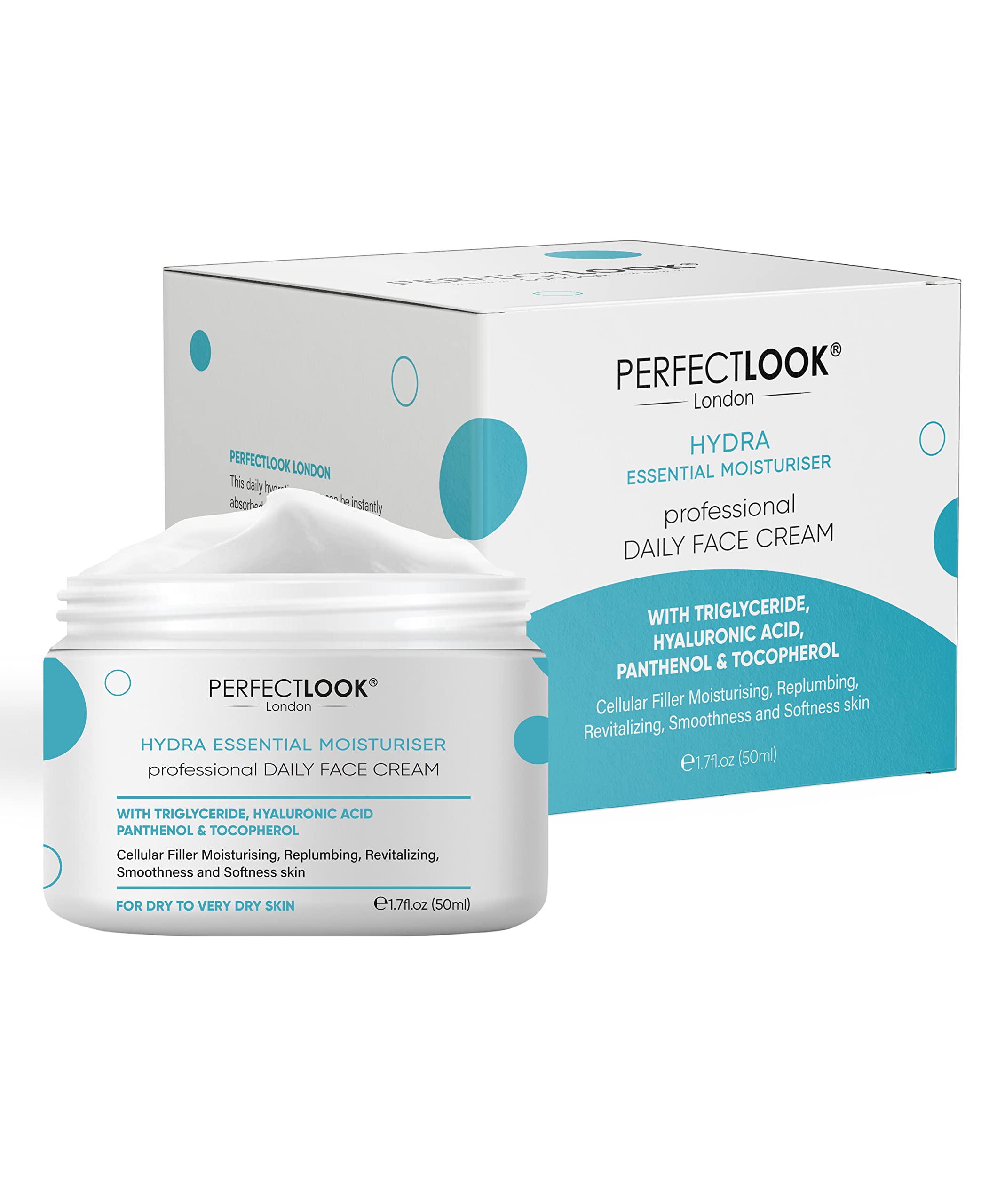 Buy Perfect Look London Lightweight Daily Face Moisturiser Cream with ...
