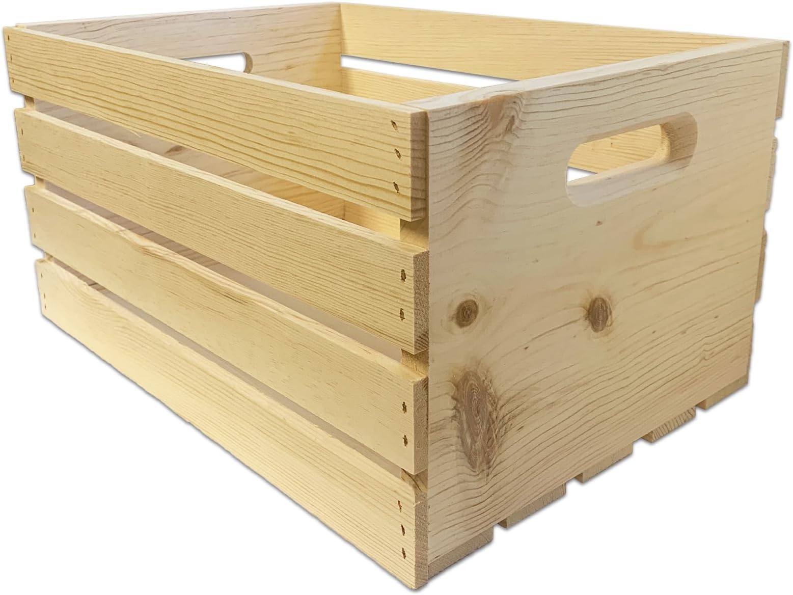 Amazon.com: Wilson Large Wooden Pine Crate for Storage and Decoration ...