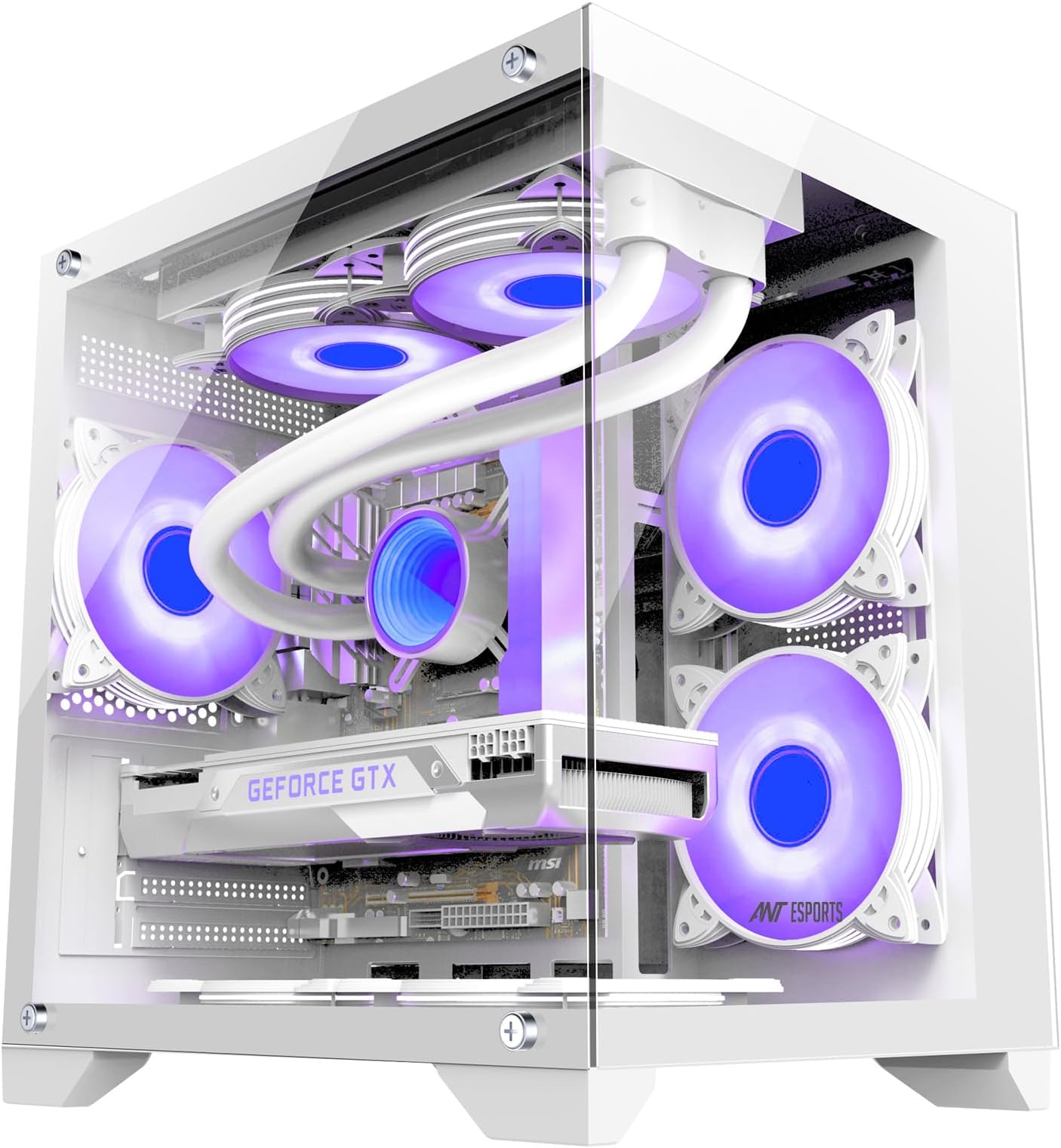 Amazon.in: Buy Ant Esports Crystal X2 Mid-Tower Computer Case/Gaming ...