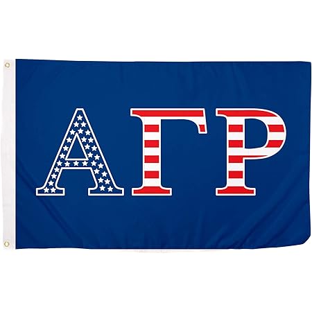 Amazon.com: Alpha Gamma Rho Fraternity USA Letter Flag Banner Greek 3 ...